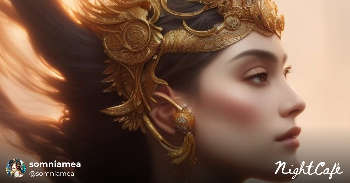 Wind - Ethereal Wind Goddess: Hyperdetailed Fantasy Portrait