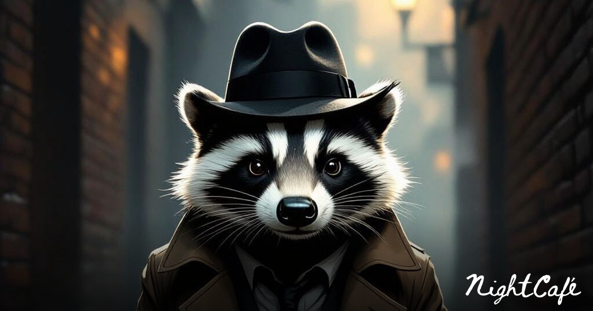 Smokey the Dope man.. - Neo-Noir Badger in Smoky Alley