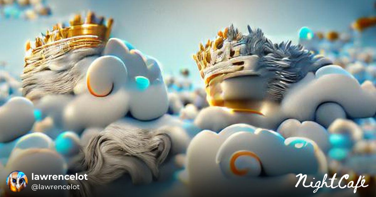 Majestic Cloudscape Rendered in 8K Resolution - AI Art