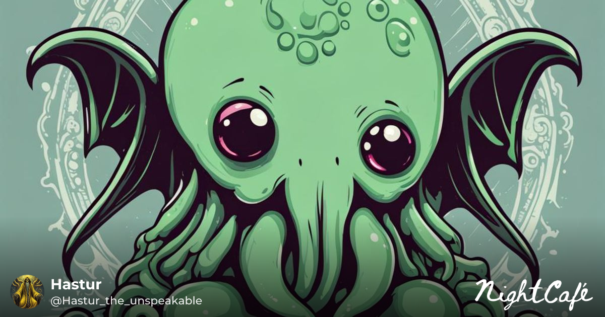 Cutethulhu - Adorable Cthulhu Cartoon Illustration
