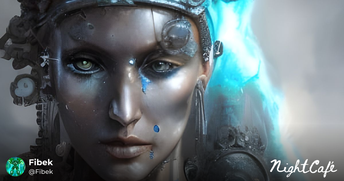 Goddess of Bismuth - Bismuth Goddess Portrait in Digital Ar...