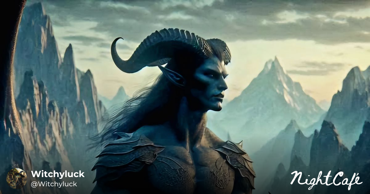 Tiefling dragon rider