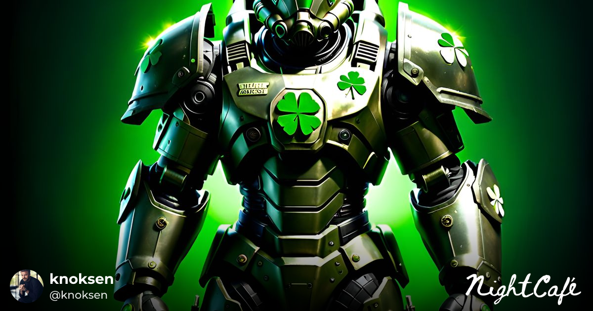 Post-Apocalyptic Power Armor Concept Art in 8k - AI Art