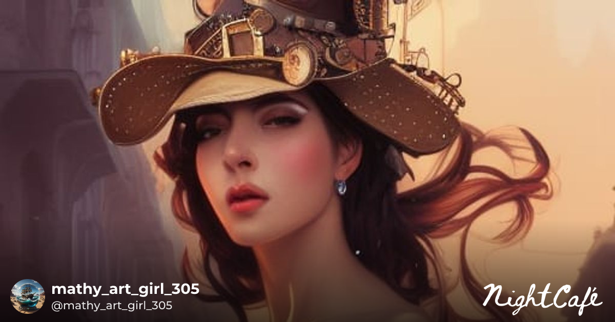 Steampunk Havana - Steampunk Cuban Princess Portrait in Hype...