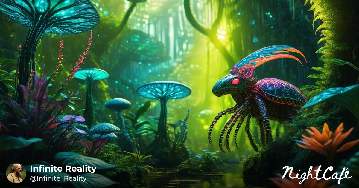 Alien Rainforest Scene 5