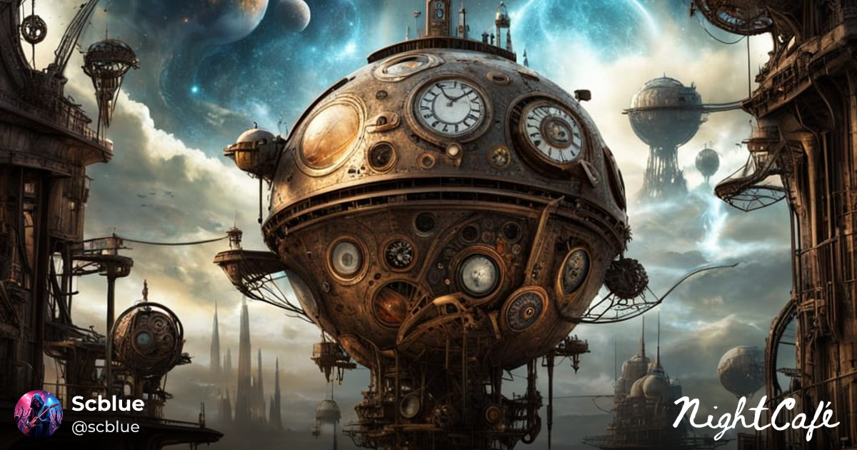 Clockwork Automaton Guards Forgotten City Under Co... - AI Art