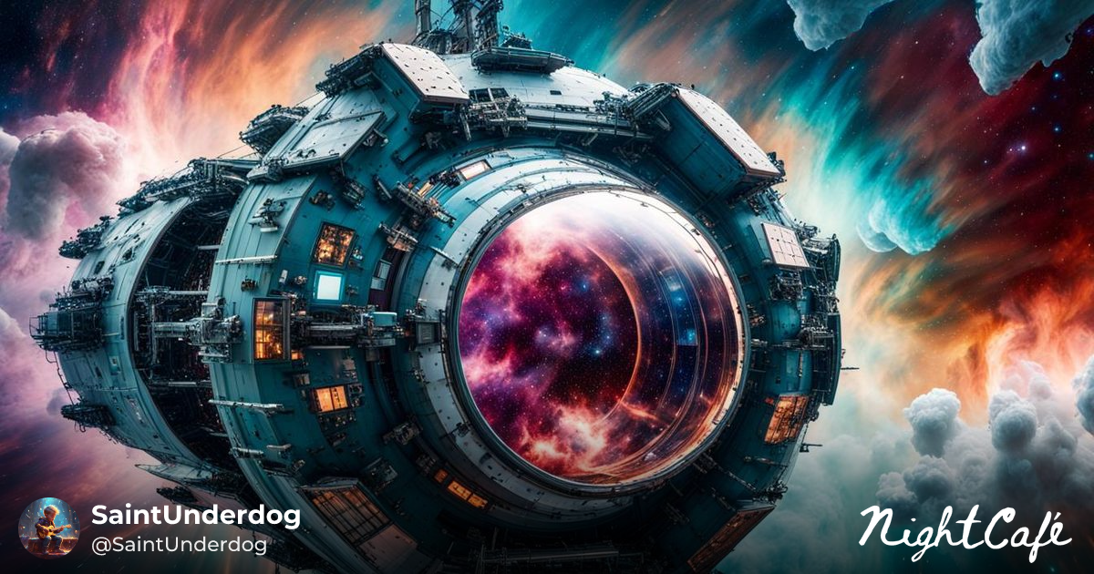 A-tachyon Drive Test # 11 - Futuristic Space Station Tessera...