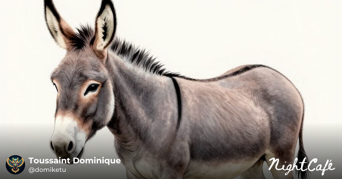 Sketch drawing donkeys - Sketch Drawing of Donkeys