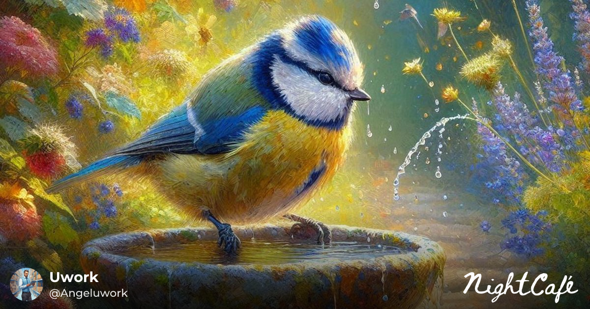 Whispers of spring dance around the gentle songbird's perch