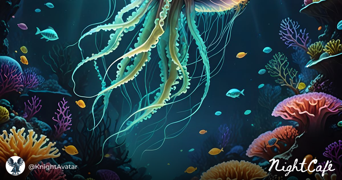 Alien underwater fantasy world - Surreal Underwater Realm o...