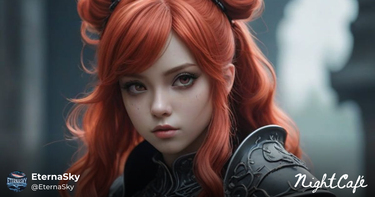 Chubby Goth Knight - Quirky Goth Knight in Haunted Graveyard