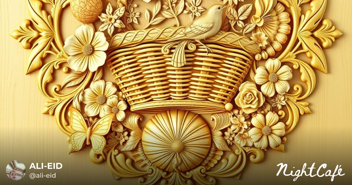 Generate a laser-ready 2D vector file (SVG, AI, DXF) of a Baroque ...