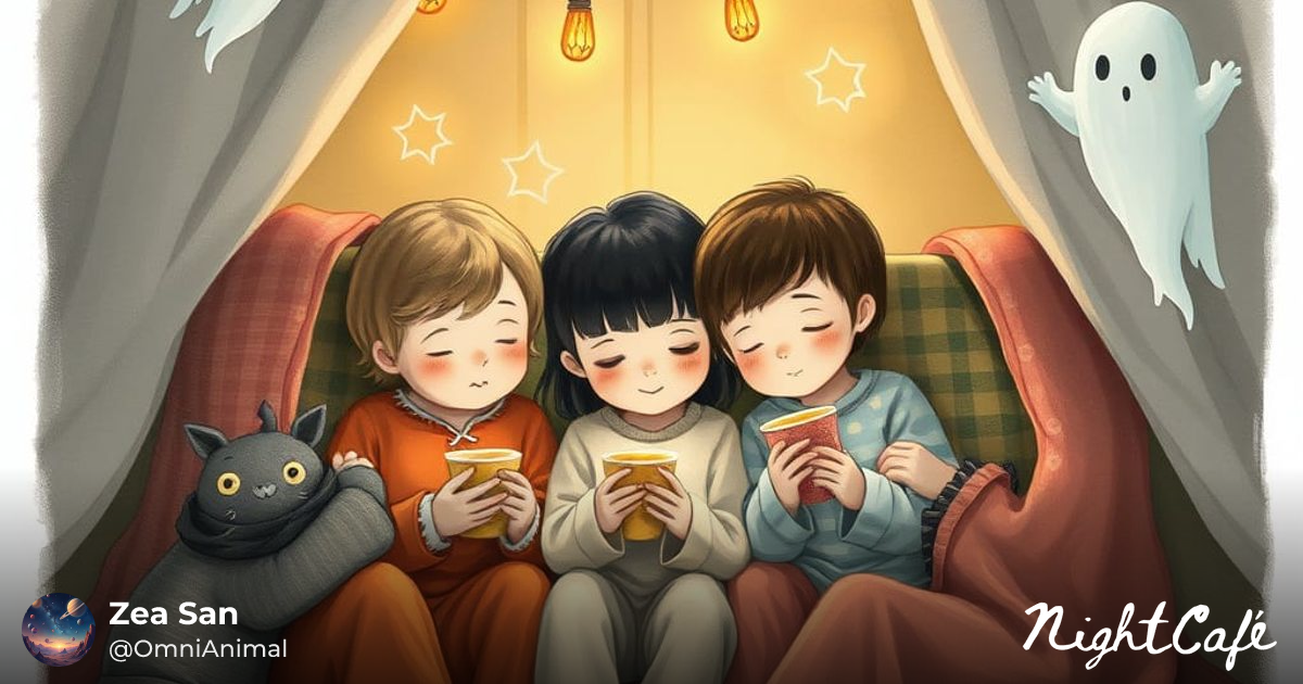 Sleepover in a Haunted Treehouse - Whimsical Sleepover with ...