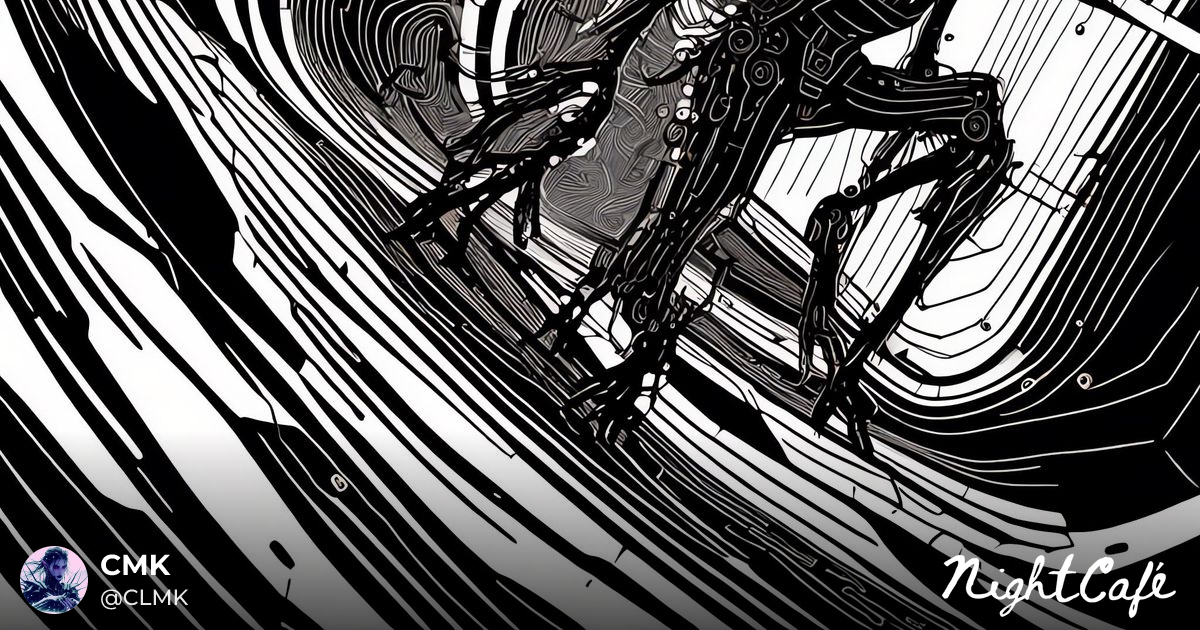 Anomaly - Trapped Silhouette in Fullerene: Sci-Fi Illustrati...