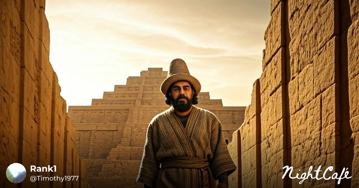 Ancient Sumerian Man Strolls Through Mesopotamian ... - AI Art