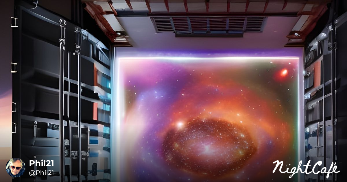 Cosmic chaos inside a container - Cosmic chaos inside a cont...