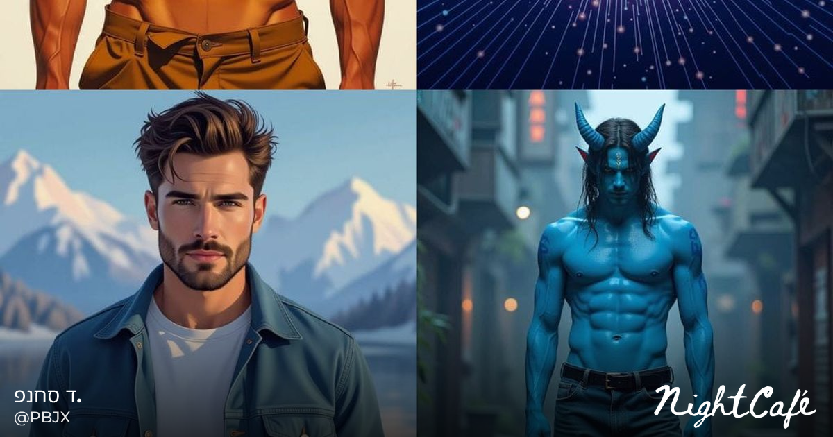 Beige-Painted Male Figure: A Study in Subtlety - AI Art