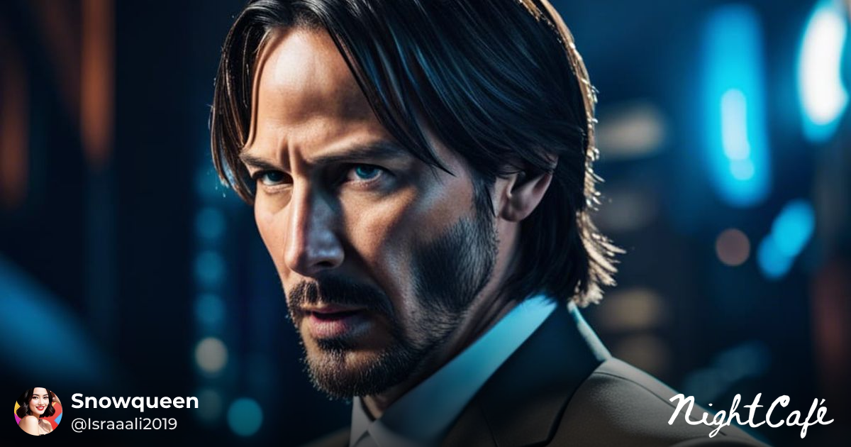 Blond Assassin Portrait in Fire City: Detailed Mat... - AI Art