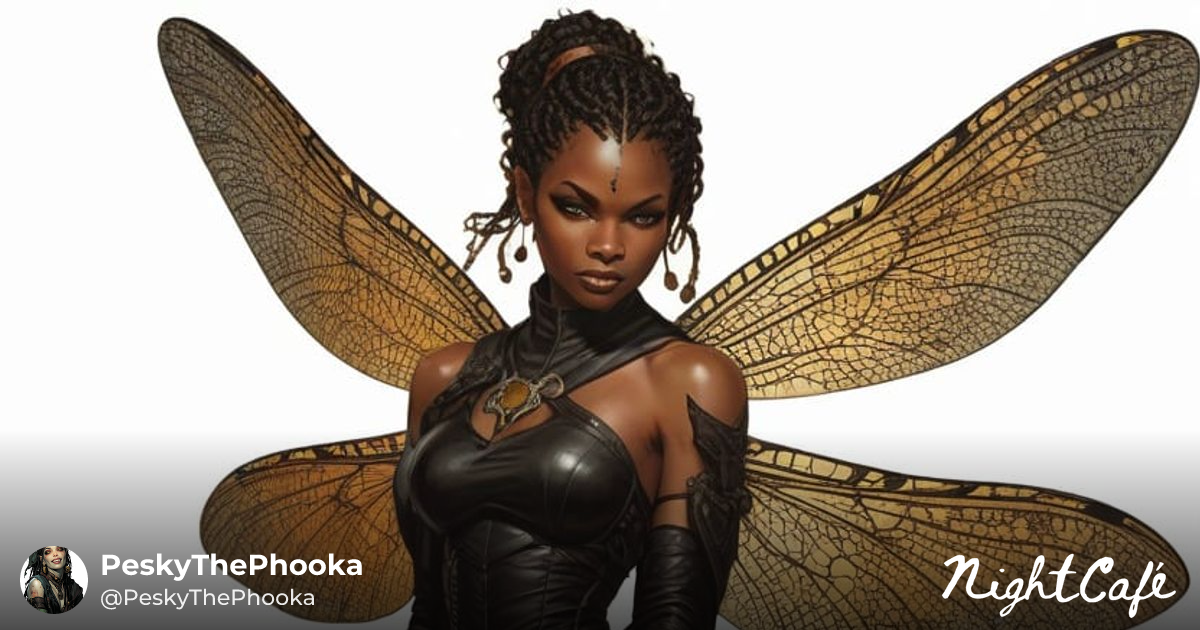 Selena, an Obscura fey - Pixie Warrior in Cyberpunk Fantasy ...