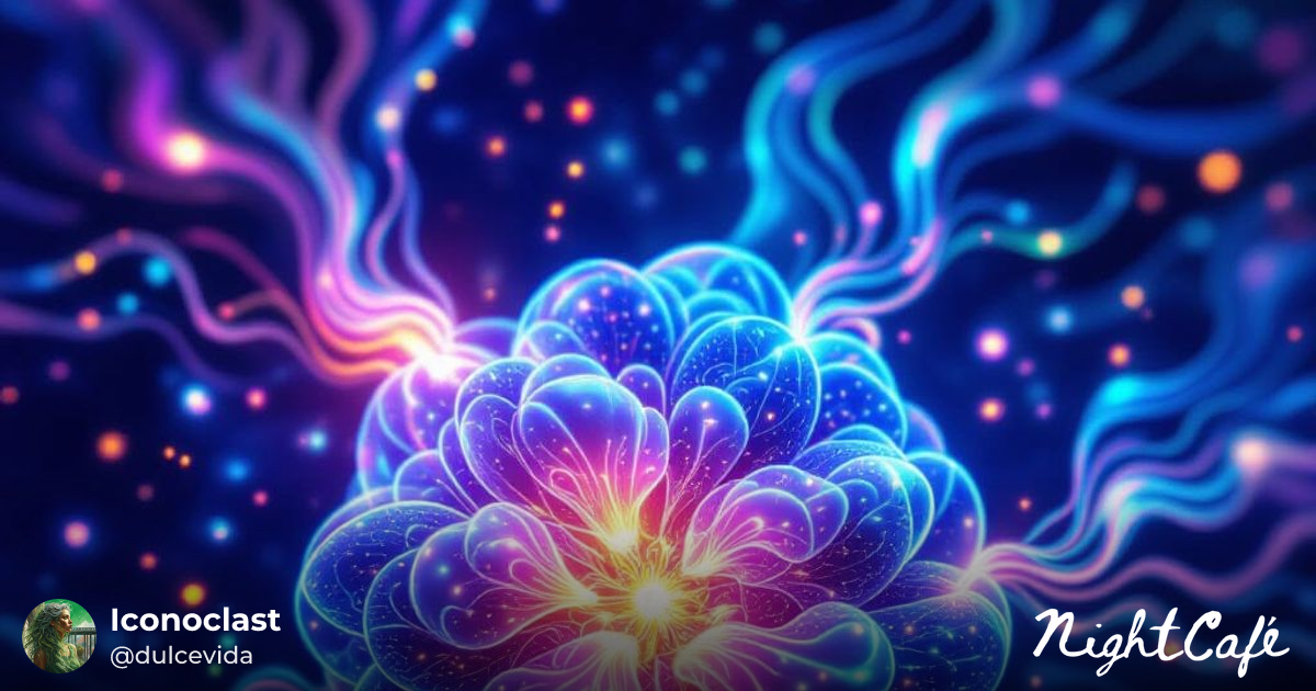 Cortical nodule lymph node - Glowing Lymph Node in Psychedel...