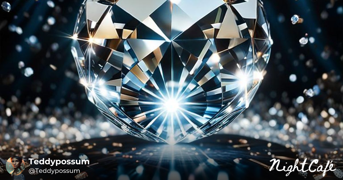 Sparkling Diamond Sphere