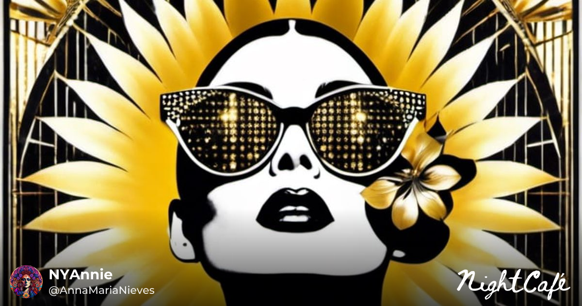 Art Deco Singer in The Matrix Tattoo Style - AI Art