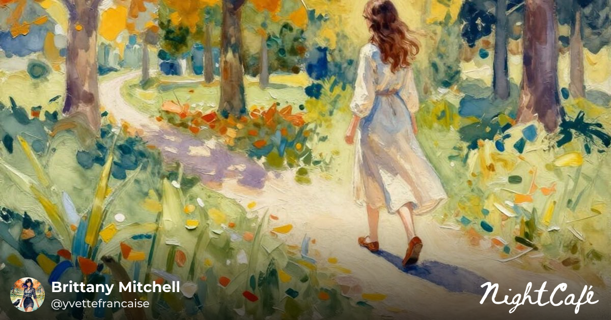 The beauty of a park! - Woman Walking Through Four Seasons W...