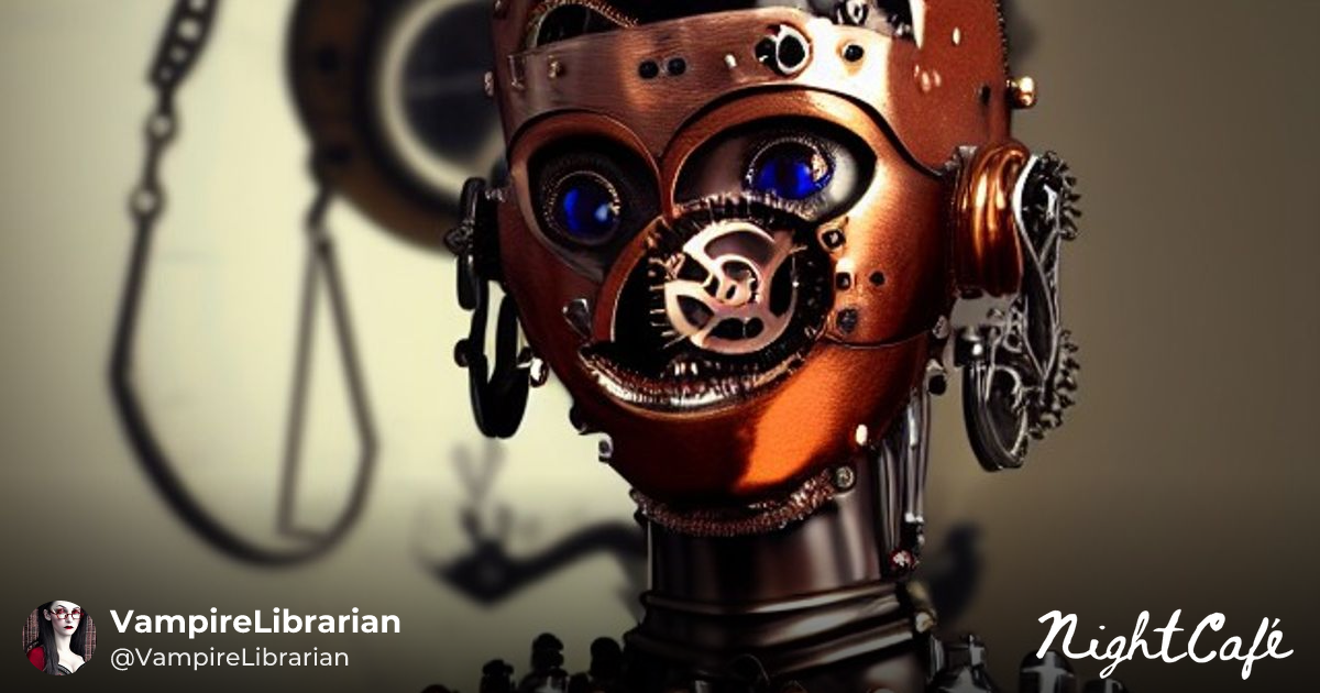 Clockwork - Clockwork Vampire Woman: Steampunk Automaton P...