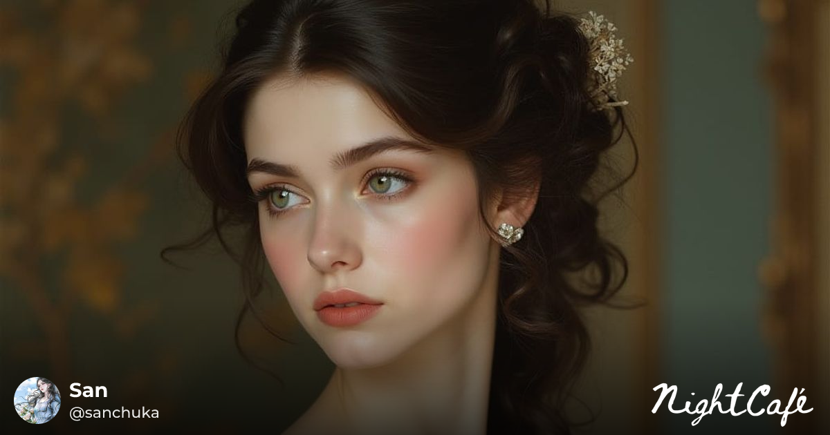 Lady Evelynne Juliette Beaumont - Elegant Lady in Art Nouvea...