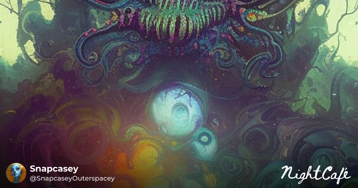 Eldritch Horrors: A Grotesque Surreal Nightmare - AI Art