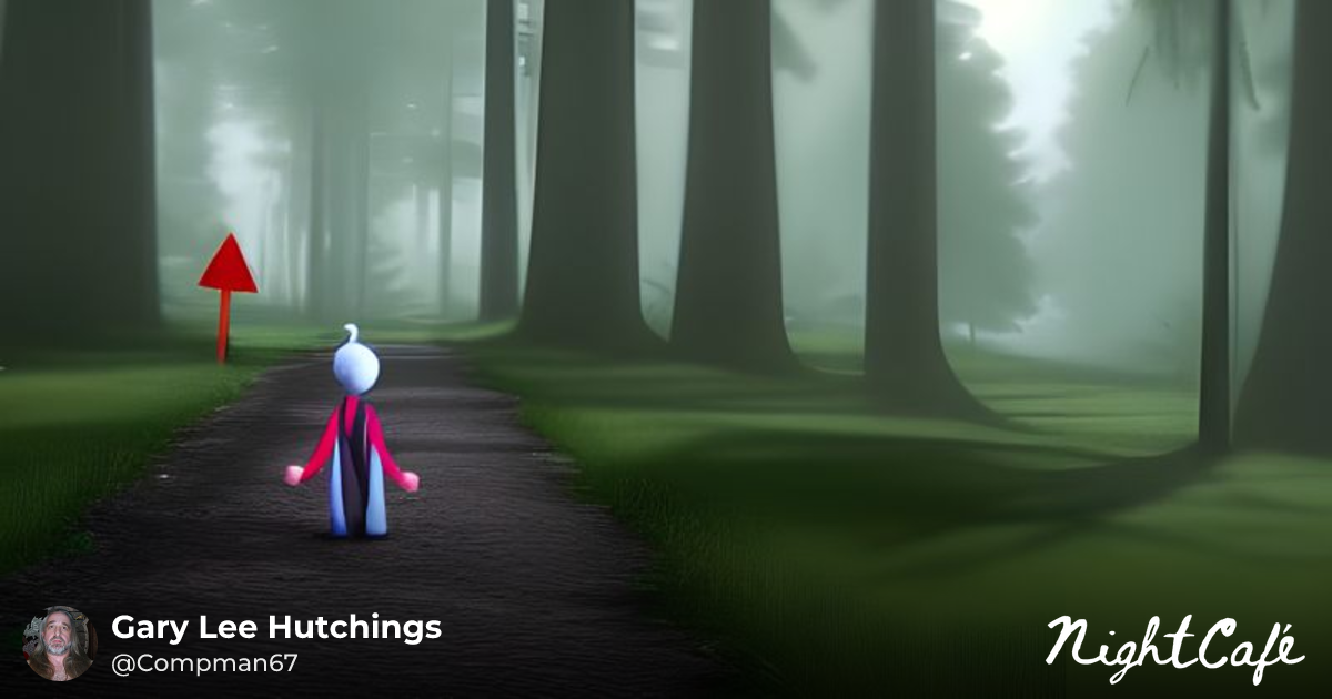 Sad Troll Walks Home Through Forest: Photorealisti... - AI Art