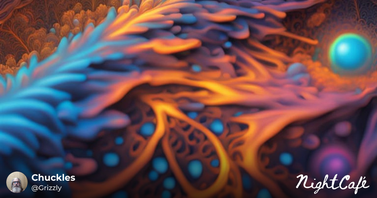 Bioelectric Field Visualization in 3D Realism - AI Art