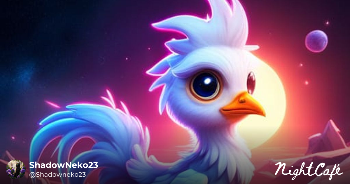 Galaxy Rooster Constellation in 3D Cinematic Style - AI Art