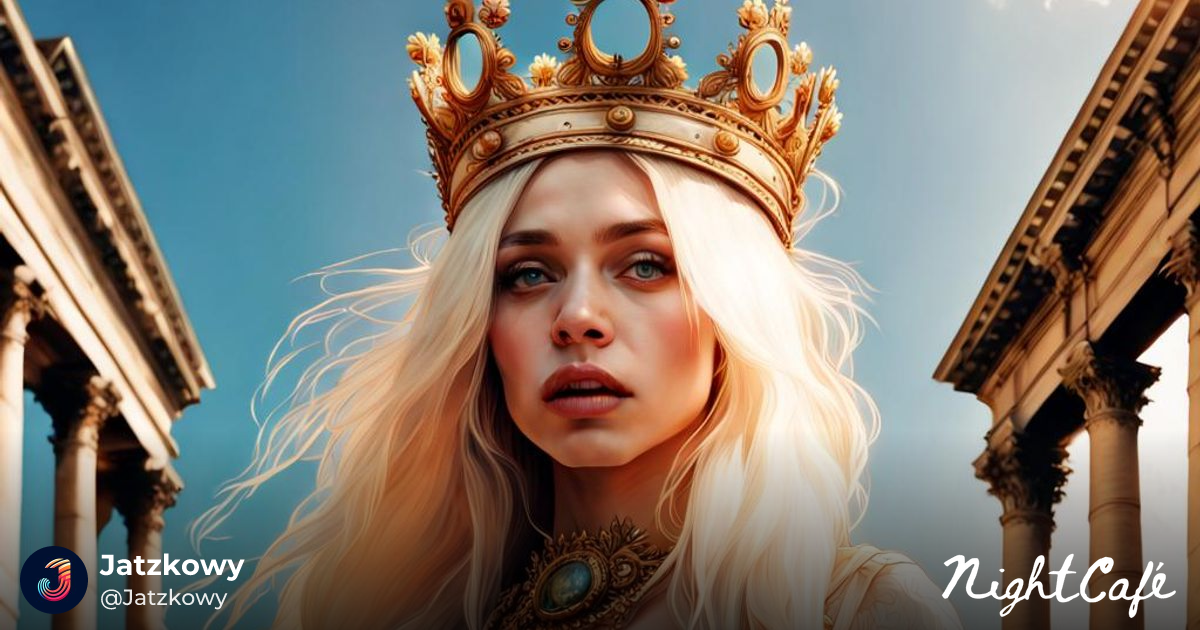 Ava Queen to the Max - Ava Max Portrait in Ancient Rome Styl...