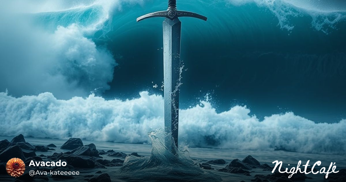 Sword of water - Epic Water Sword Emerges from Ground as Wa...