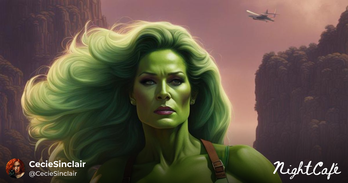 Ursula Andress as She Hulk - She Hulk Fantasy Concept Art in...