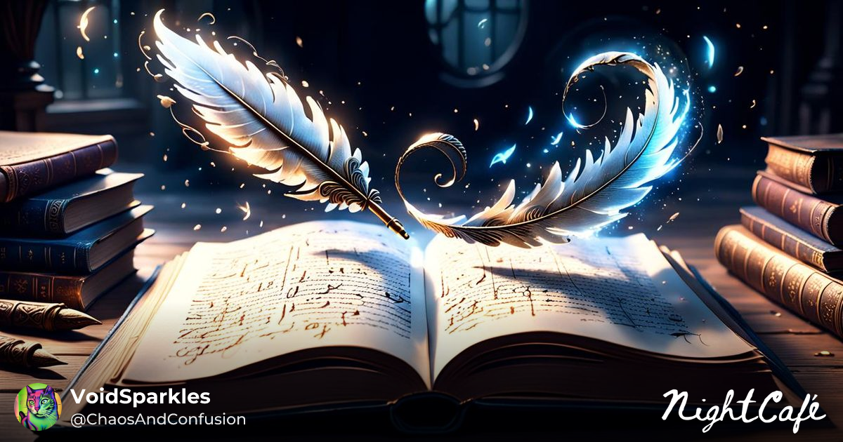 Quills and Magic - Magic Quill Illustrates a Storybook Scen...