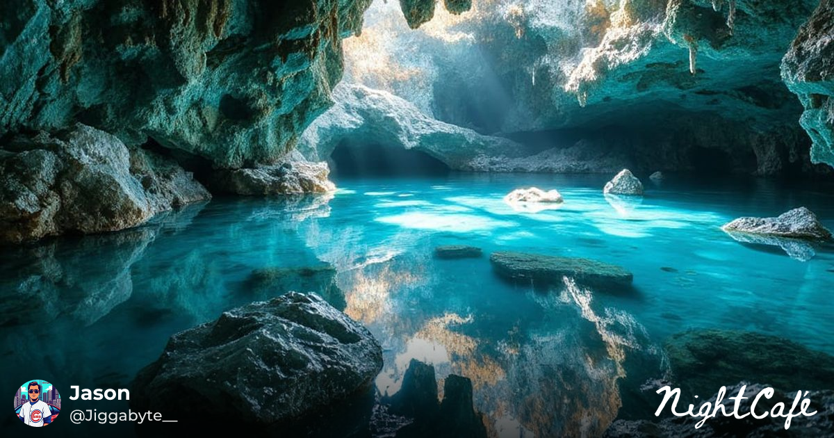 A lake like no other - Turquoise Waters in a Crystalline Cav...