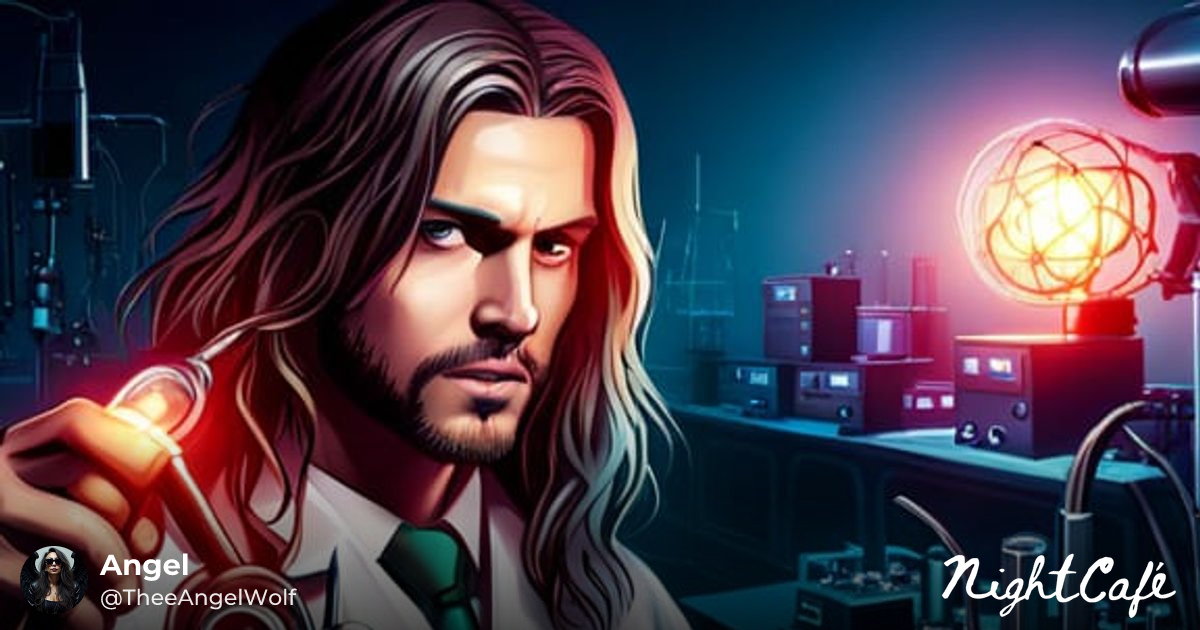 Mad Scientist 11 - Hyperrealistic Mad Scientist in Eerie Lab...