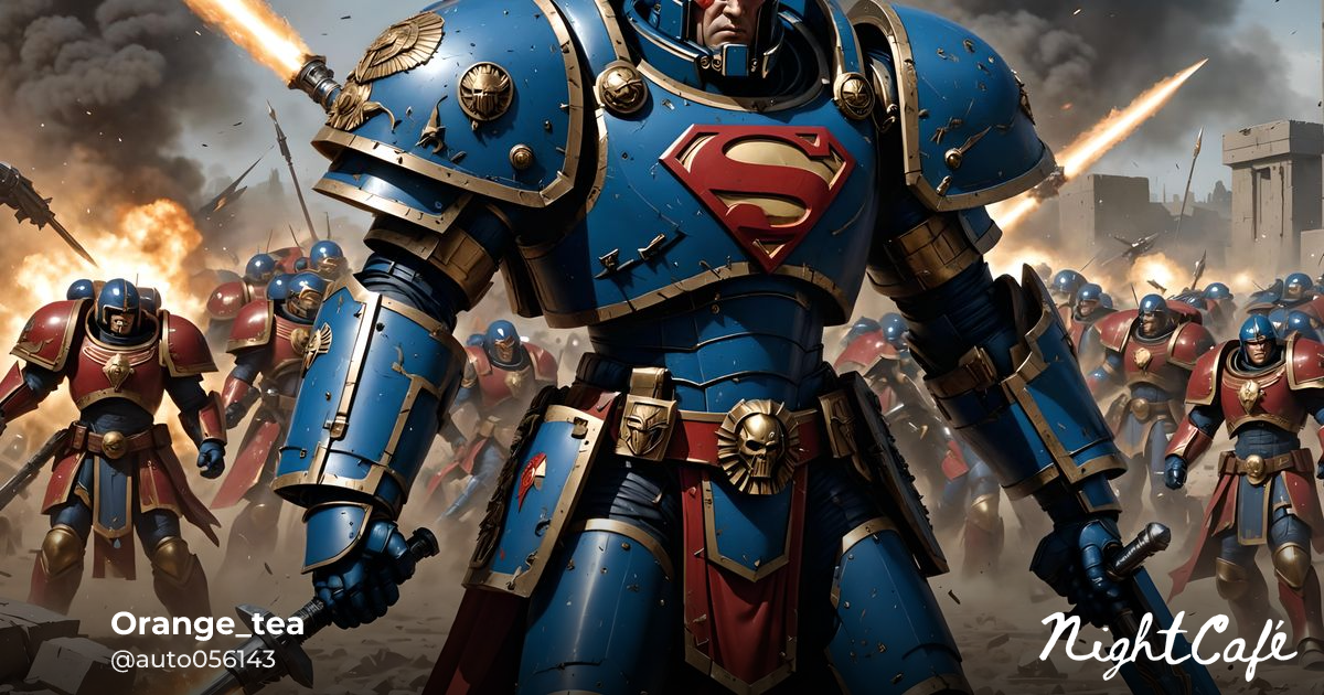 Superman 40k 2.0 - Superman in Warhammer 40k Power Armor