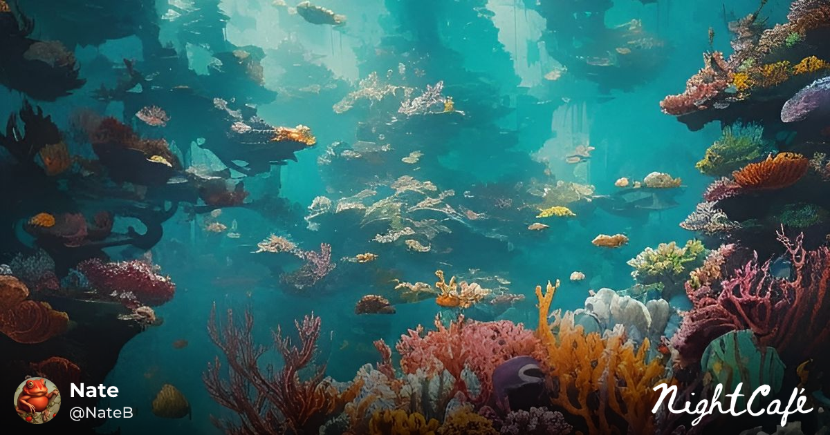 Coral Reef Wonderland - Hyperdetailed Coral Reef Illustrati...