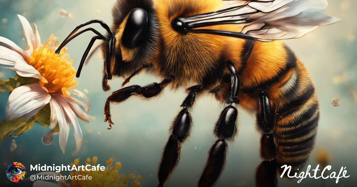 The secret life of bees - Hyperrealistic Bees in Colorful S...