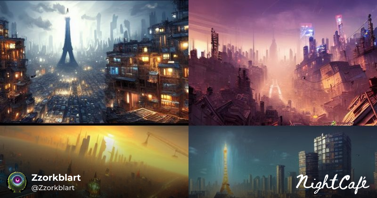 Piltover Paris? - Piltover City of Light in Arcane Style