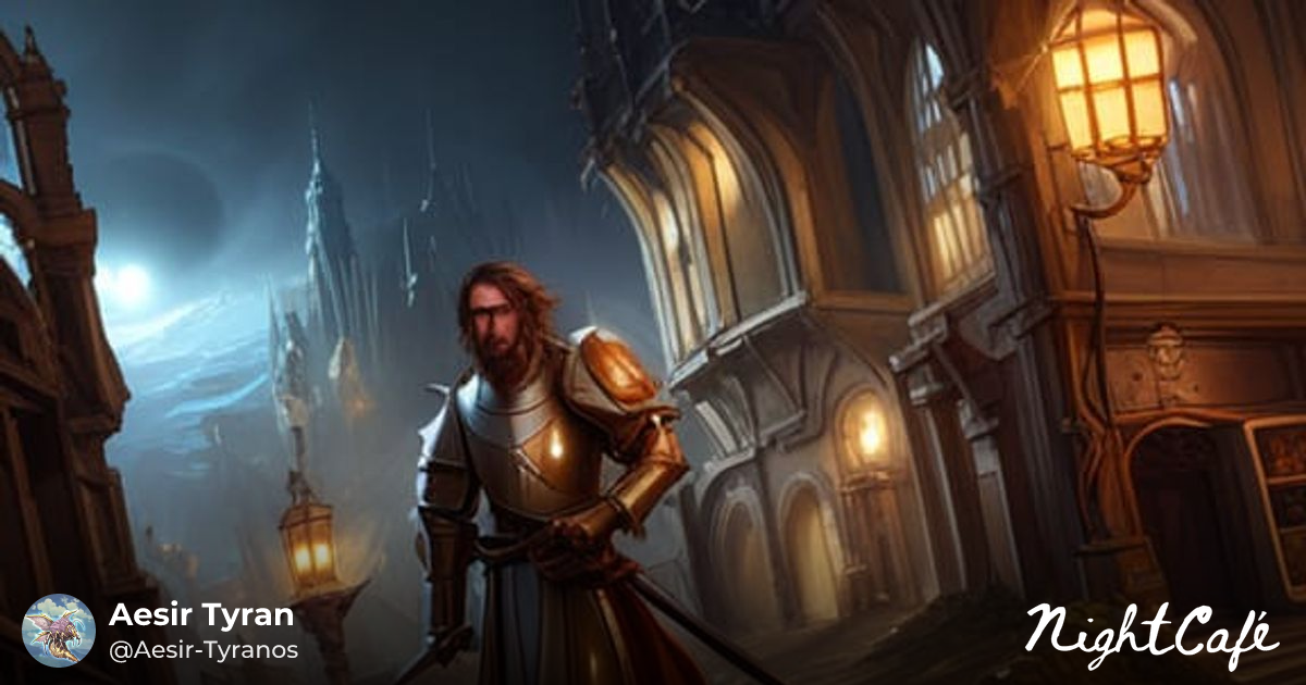 PTSD of a Knight - Knight's PTSD: Dark Fantasy Concept Art