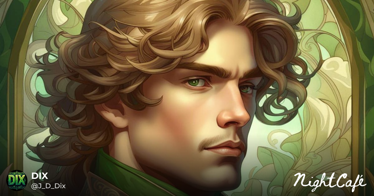 The Greedy Prince - Art Nouveau Portrait of a Spoiled Prince