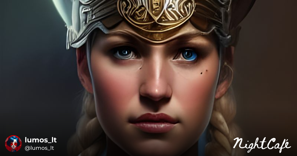 Women portraits - Valkyrie - Beautiful Valkyrie Warrior Port...
