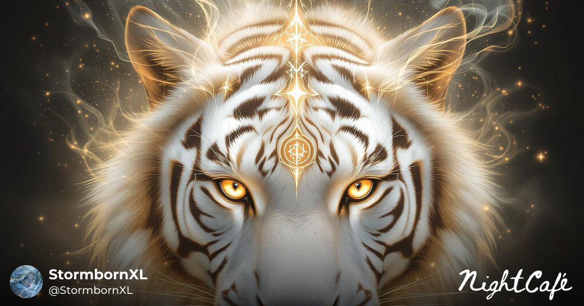 Chaotic divine white Tiger