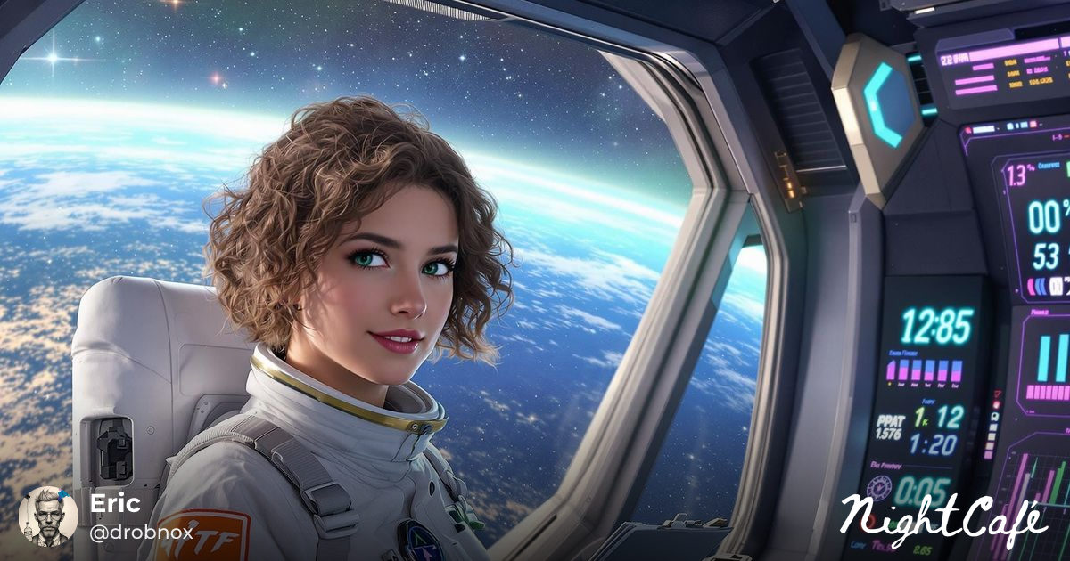 Space Age Romance in a Rocket Fuel Facility - AI Art