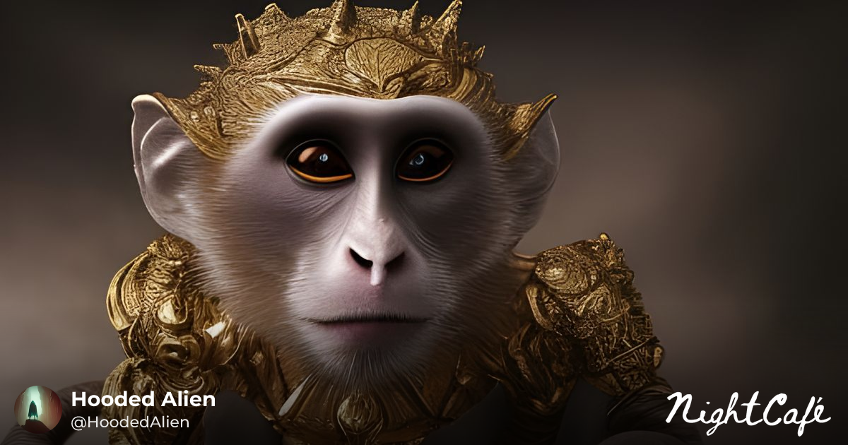 fame monkey - Epic Cinematic Monkey in Digital Matte Paintin...