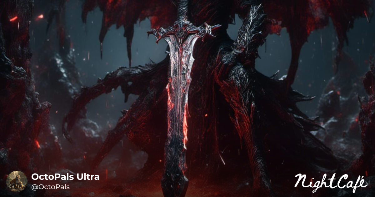 Stormbringer: Black Demon Sword of Chaos - AI Art